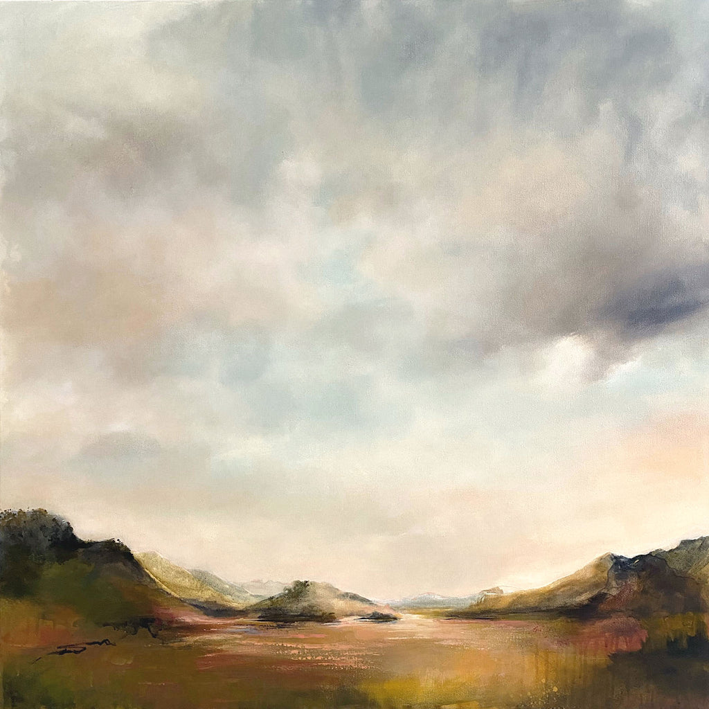 The Golden Cradle, 100cm x 100cm RESERVED – Michelle Harvey Art