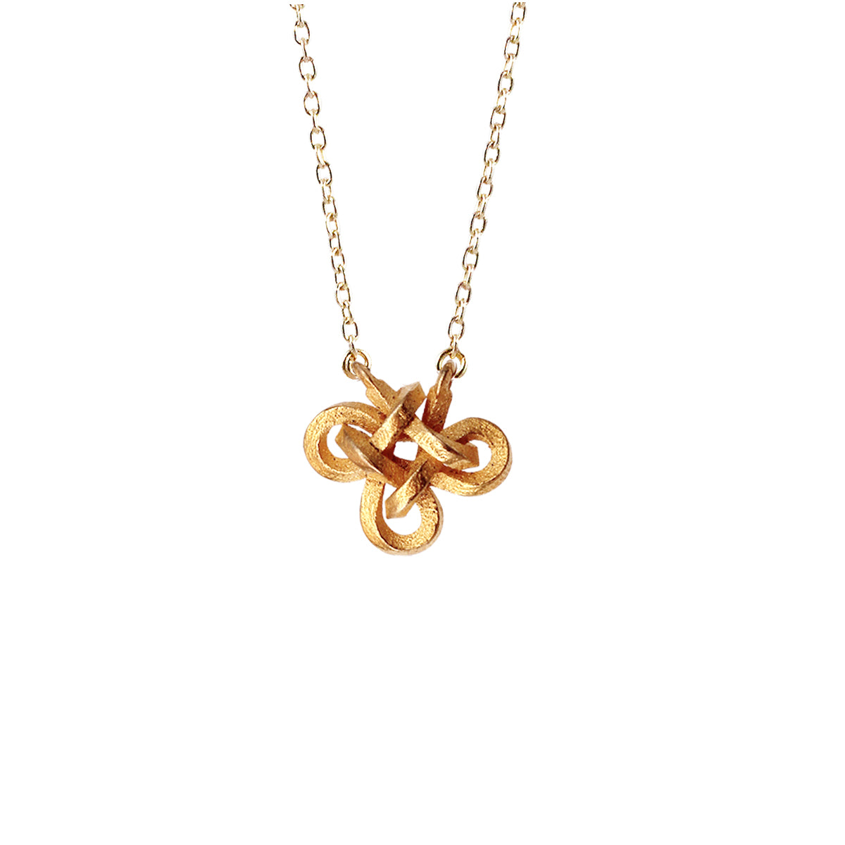 Charmed knot necklaces - stainless steel – Michelle Harvey Art
