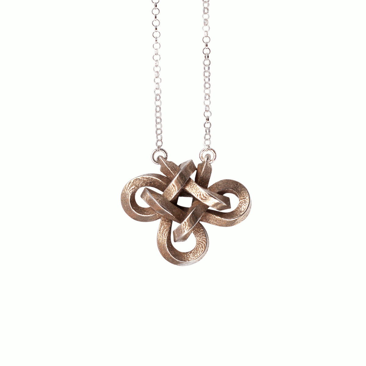 Charmed knot necklaces - stainless steel – Michelle Harvey Art